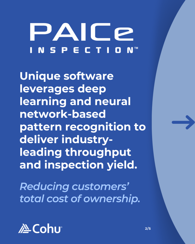 PAICe Inspection | Cohu
